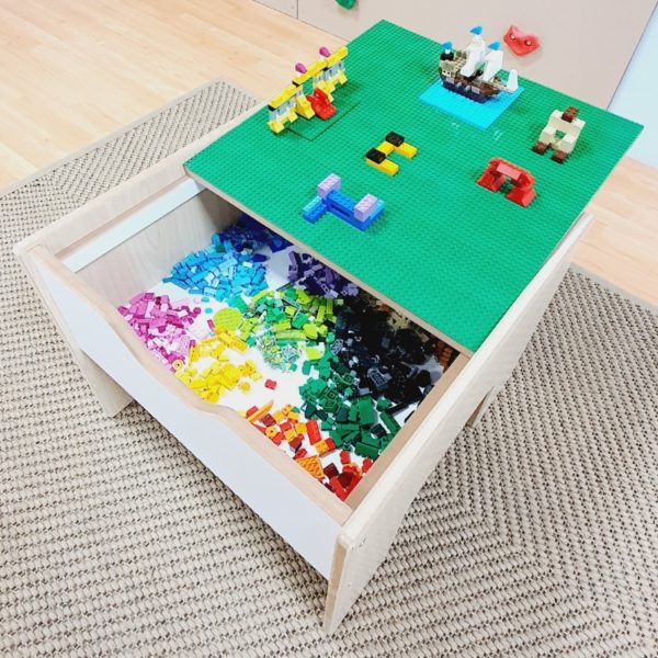 Buy Sliding Building Blocks Table at Moon Kids Home across KSA, Bahrain ...